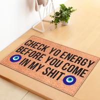 China Tech Velvet Non Slip Bathroom Mat 40x60cm Waterproof Kitchen Rug Anti Slip Carpet for sale