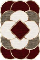 China Custom Irregular Crystal Velvet Carpet 6mm Thick Non Slip Polyester Floor Mat for Living Room for sale