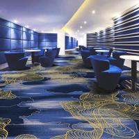 China Custom Polyester Fiber Commercial Floor Mat 4m Width Hotel Long Hallway Runner for sale