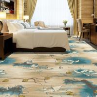 China Custom Polyester Fiber Commercial Floor Mat 4m Width Hotel Long Hallway Runner for sale