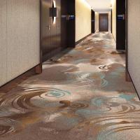 China Custom Polyester Fiber Commercial Floor Mat 4m Width Hotel Long Hallway Runner for sale