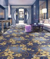China Custom Polyester Fiber Commercial Floor Mat 4m Width Hotel Long Hallway Runner for sale