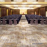 China Custom Polyester Fiber Hotel Corridor Carpet 4m Width Anti Slip Wedding Runner for sale
