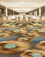China Custom Polyester Fiber Hotel Corridor Carpet 4m Width Anti Slip Wedding Runner for sale
