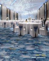 China Custom Polyester Fiber Hotel Corridor Carpet 4m Width Anti Slip Wedding Runner for sale