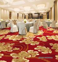 China Custom Polyester Fiber Hotel Corridor Carpet 4m Width Anti Slip Wedding Runner for sale