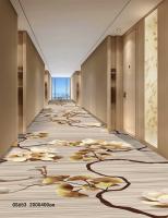 China Custom Polyester Fiber Hotel Corridor Carpet 4m Width Anti Slip Wedding Runner for sale