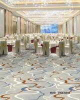 China Custom Polyester Fiber Hotel Corridor Carpet 4m Width Anti Slip Wedding Runner for sale