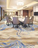 China Custom Polyester Fiber Hotel Corridor Carpet 4m Width Anti Slip Wedding Runner for sale