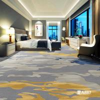 China Custom Polyester Fiber Hotel Carpet Flooring 4m Width Scandinavian Style Machine Washable for sale