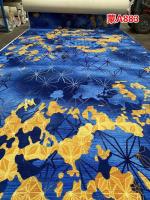 China Custom Polyester Fiber Hotel Carpet Flooring 4m Width Scandinavian Style Machine Washable for sale