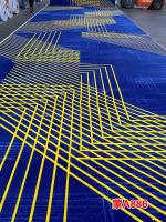 China Custom Polyester Fiber Hotel Carpet Flooring 4m Width Scandinavian Style Machine Washable for sale