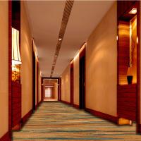 China Polyester Printed Commercial Floor Mat 4m Width Sound Insulation Fire Protection Carpet for sale
