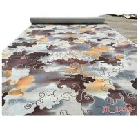 China Polyester Printed Commercial Floor Mat 4m Width Sound Insulation Fire Protection Carpet for sale