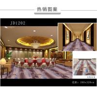 China Polyester Printed Commercial Floor Mat 4m Width Sound Insulation Fire Protection Carpet for sale