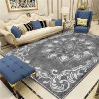 China Custom Polyester Living Room Carpet Middle Eastern Style Washable Floor Mat 40x60cm to 200x400cm for sale