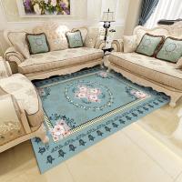 China Custom Polyester Living Room Carpet Middle Eastern Style Washable Floor Mat 40x60cm to 200x400cm for sale
