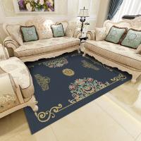 China Custom Polyester Living Room Carpet Middle Eastern Style Washable Floor Mat 40x60cm to 200x400cm for sale