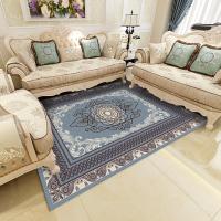 China Custom Polyester Living Room Carpet Middle Eastern Style Washable Floor Mat 40x60cm to 200x400cm for sale