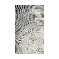 China Wool Handwoven Irregular Strip Floor Carpet 1400x2000mm Custom Size for Living Room Bedroom for sale