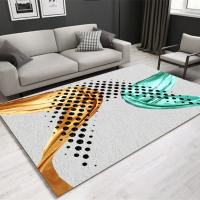 China Machine Washable Polyester Living Room Carpet Nordic Scandinavian Style Rug 80x120cm Custom Size for sale