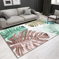 China Machine Washable Polyester Living Room Carpet Nordic Scandinavian Style Rug 80x120cm Custom Size for sale