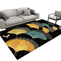 China Machine Washable Polyester Living Room Carpet Nordic Scandinavian Style Rug 80x120cm Custom Size for sale