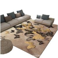 China Nordic Luxury Polyester Carpet Rug 80x120cm Living Room Coffee Table Floor Mat for sale