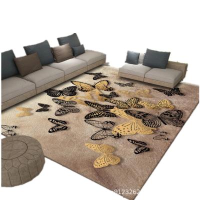 China Nordic Luxury Polyester Carpet Rug 80x120cm Living Room Coffee Table Floor Mat for sale