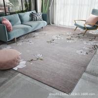 China Nordic Luxury Polyester Carpet Rug 80x120cm Living Room Coffee Table Floor Mat for sale