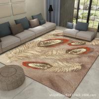 China Nordic Luxury Polyester Carpet Rug 80x120cm Living Room Coffee Table Floor Mat for sale