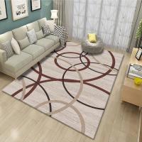 China Customized Anti Slip Crystal Velvet Carpet 6x9 Living Room Polyester Machine Washable for sale