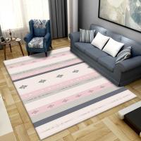 China Customized Anti Slip Crystal Velvet Carpet 6x9 Living Room Polyester Machine Washable for sale
