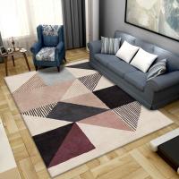 China Customized Anti Slip Crystal Velvet Carpet 6x9 Living Room Polyester Machine Washable for sale