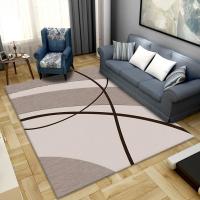 China Customized Anti Slip Crystal Velvet Carpet 6x9 Living Room Polyester Machine Washable for sale