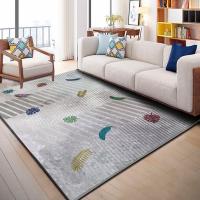 China Customized Anti Slip Crystal Velvet Carpet 6x9 Living Room Polyester Machine Washable for sale