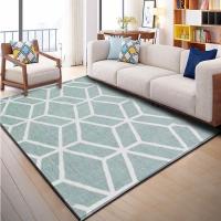 China Customized Anti Slip Crystal Velvet Carpet 6x9 Living Room Polyester Machine Washable for sale