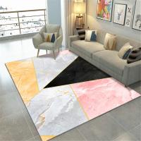 China Customized Anti Slip Crystal Velvet Carpet 6x9 Living Room Polyester Machine Washable for sale