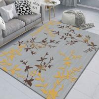 China Custom Crystal Velvet Polyester Floor Carpet Rug 80x120cm 120x160cm Machine Washable for sale