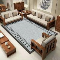 China Classic Ancient Style Polyester Fiber Washable Floor Mat Carpet 80x120cm Custom Size for sale