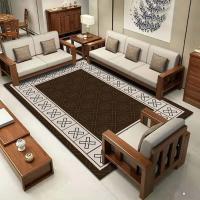 China Classic Ancient Style Polyester Fiber Washable Floor Mat Carpet 80x120cm Custom Size for sale
