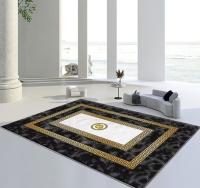 China European Retro Custom Polyester Living Room Carpet 80x120cm Machine Washable for sale