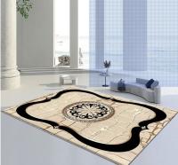 China European Retro Custom Polyester Living Room Carpet 80x120cm Machine Washable for sale