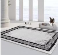 China European Retro Custom Polyester Living Room Carpet 80x120cm Machine Washable for sale