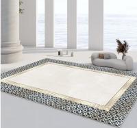 China European Retro Custom Polyester Living Room Carpet 80x120cm Machine Washable for sale