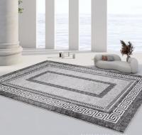 China European Retro Custom Polyester Living Room Carpet 80x120cm Machine Washable for sale