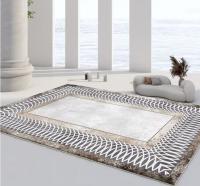 China European Retro Custom Polyester Living Room Carpet 80x120cm Machine Washable for sale