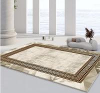 China European Retro Custom Polyester Living Room Carpet 80x120cm Machine Washable for sale