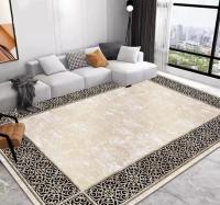 China European Retro Custom Polyester Living Room Carpet 80x120cm Machine Washable for sale