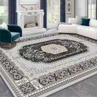 China Customizable Polyester Wool Spinning Carpet Rug for Living Room Bedroom 80x120cm for sale